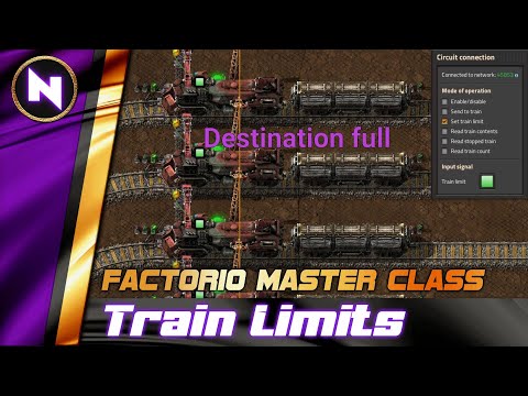 ADVANCED TRAIN SYSTEMS; Deadlocks, Depots & Train Limits | Factorio Master Class