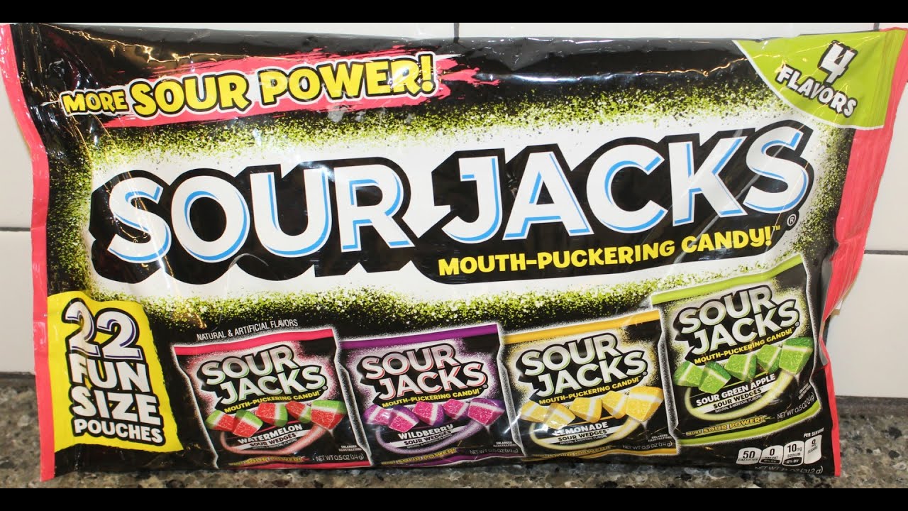 Sour Jacks Mouth-Puckering Candy: Watermelon, Wildberry, Lemonade & Sour Green Apple Review