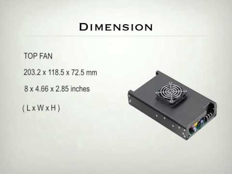 Medical & ITE Power Supply, 500W Series, Single Output.The High Density Power Supply.