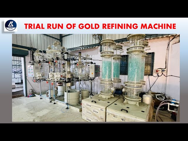 Automatic Gold Refining Machine - Gold Dorebar Refinery Machine ...
