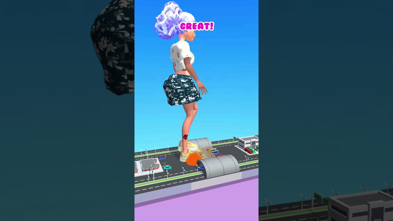 ASMR Tippy Toe 3D 💥💪  Satisfactory ASMR Sound #shorts  #asmrtippytoe #tippytoe #tippytoe3d #0779