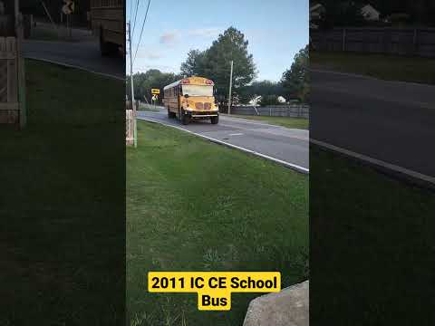 2011 IC CE School bus morning pickup