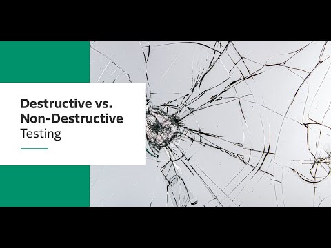 What is non destructive testing or NDT
