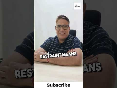 What Does Restraint Mean? | Smart English Word Explained
