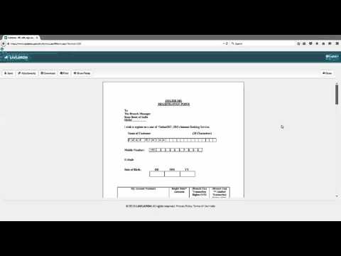 How to fill SBI internet banking form online