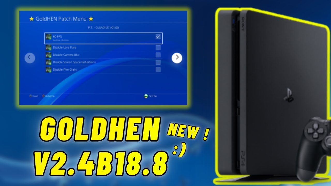 NEW GoldHEN Update! Install on PS4  9.00 / 12.52 (Super Easy Method)