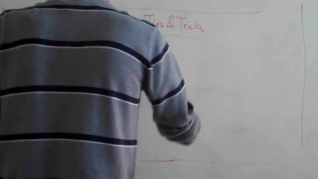 Integer Tips and Tricks