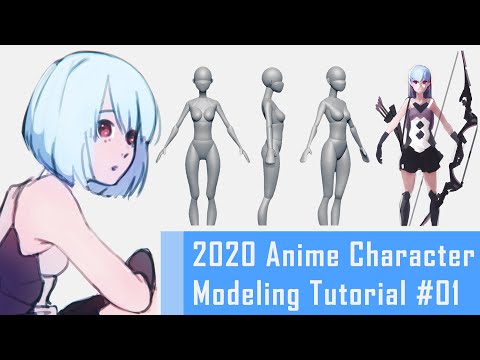[#01] Anime Character 3D Modeling Tutorial 2020 – Collecting Reference