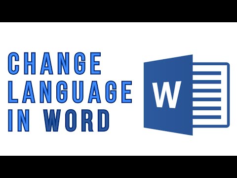 How to Change Language in Word