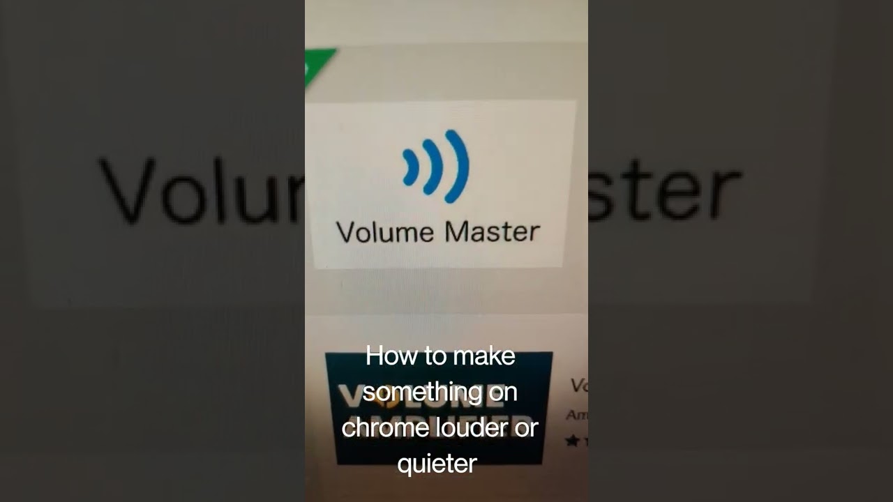 How to adjust the volume on Google chrome