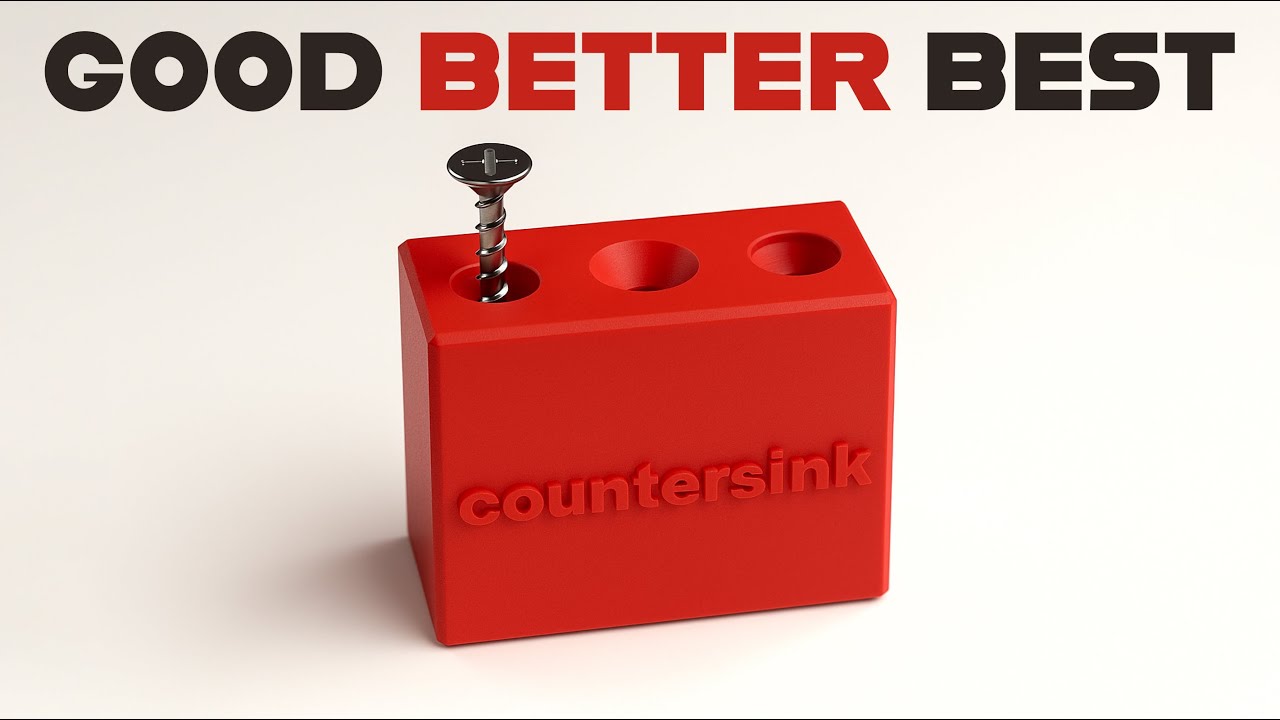 Autodesk Fusion Tutorial: Countersink Holes