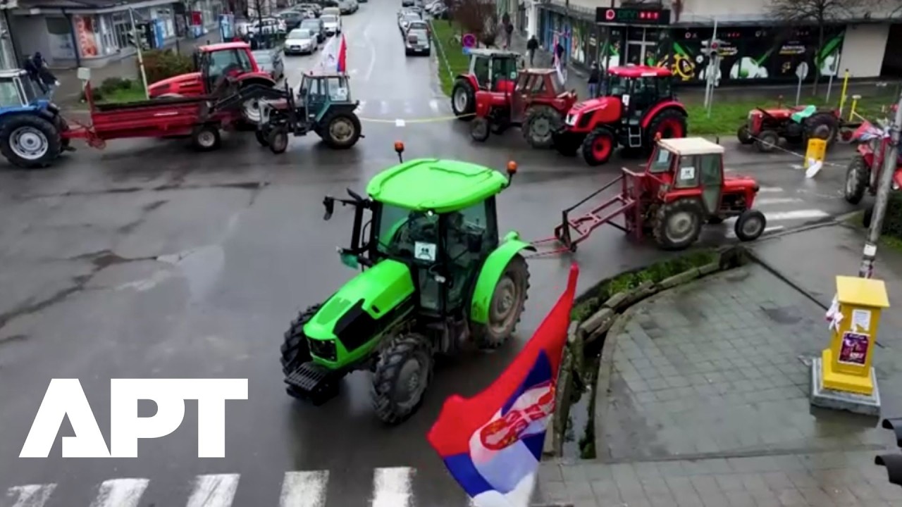 Serbian Farmers Block Highways as Tractor Protests Escalate | APT