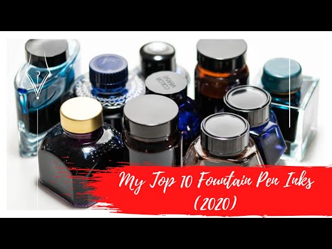 My Top 10 Fountain Pen Inks (2020)