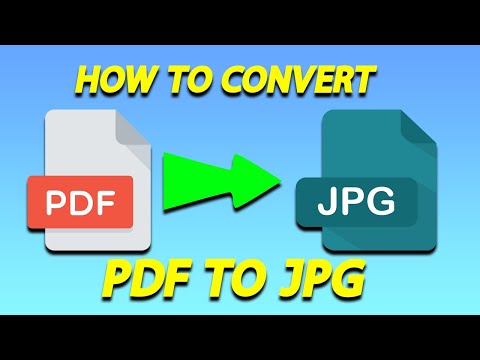 How To Convert PDF To JPG | Convert Pdf File To Jpg File | How To Easily