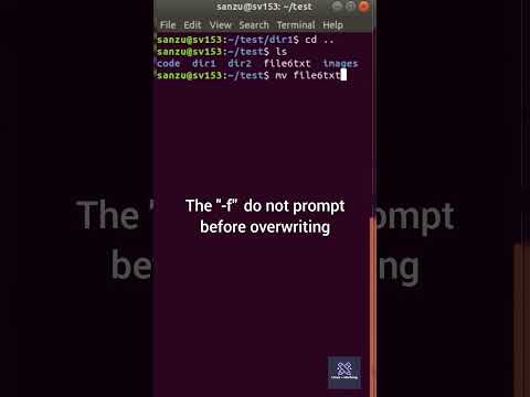 Mastering the "mv" Command in Linux