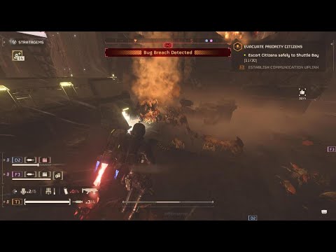 Insane terminid mega city evac citizens mission - HELLDIVERS 2 D10