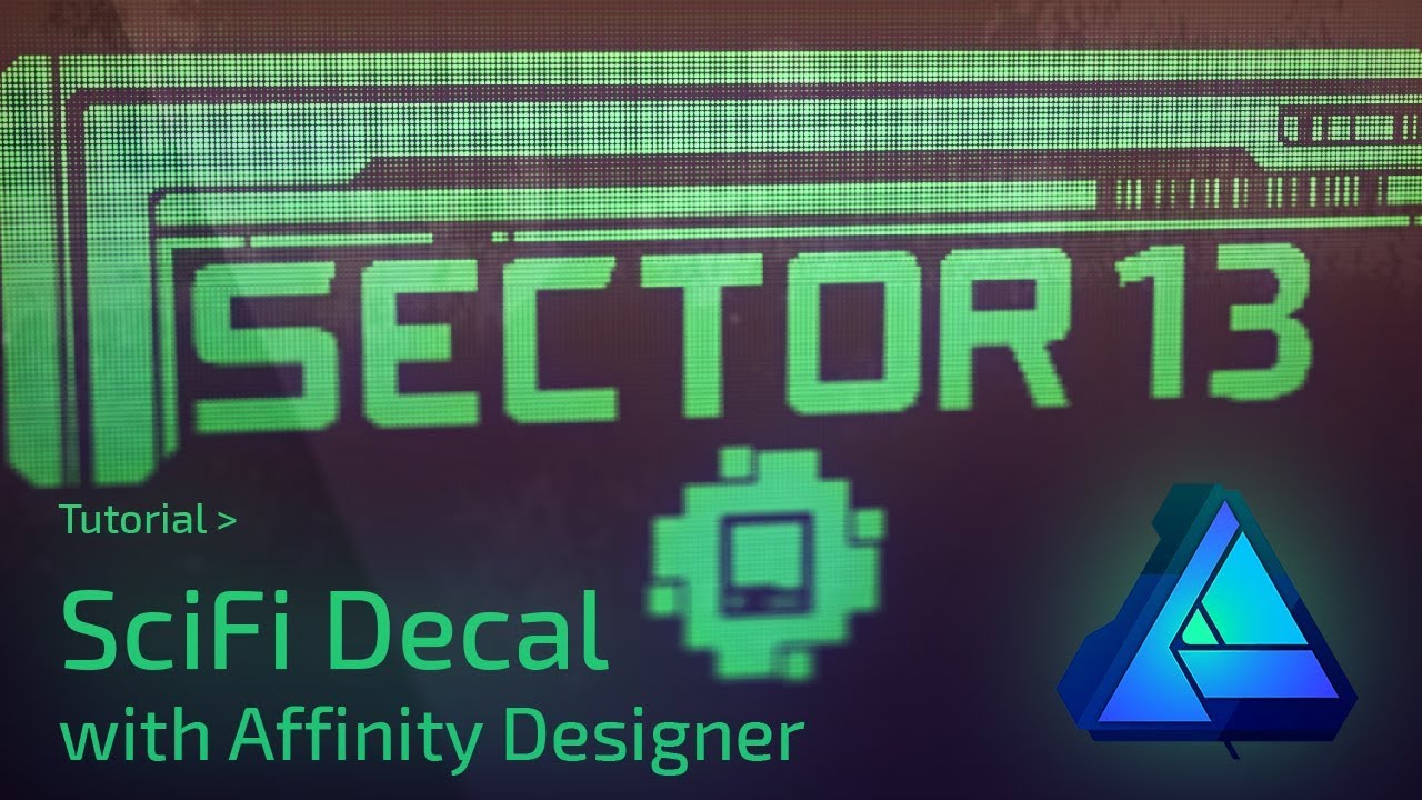 SciFi Decal Tutorial with Affinity Designer