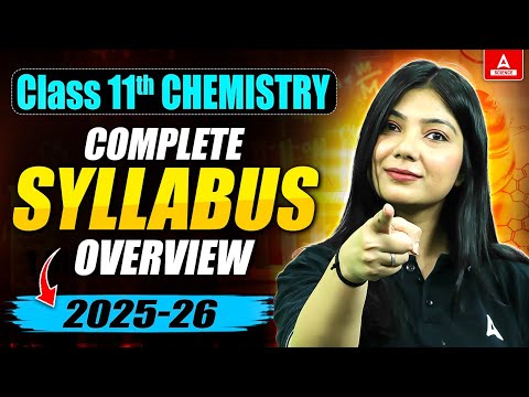 Class 11 Chemistry Syllabus 2025-26 | Official Syllabus | CBSE Latest Update