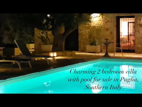 Charming 2 bedroom villa with pool for sale in Puglia, Italy! Ready to move into!