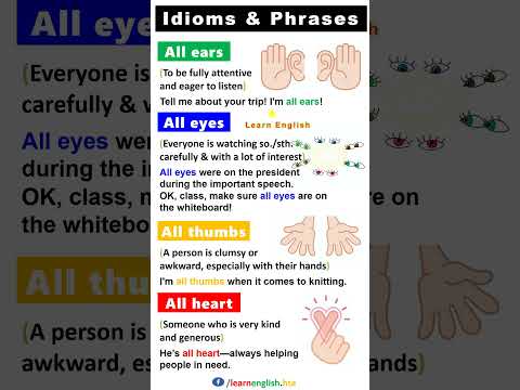 All Idioms and Phrases - Useful English Idioms with meaning and example sentences