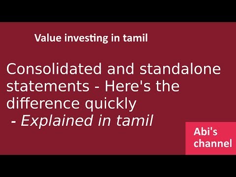 Standalone and Consolidated balance sheets | What is the difference | Quick video