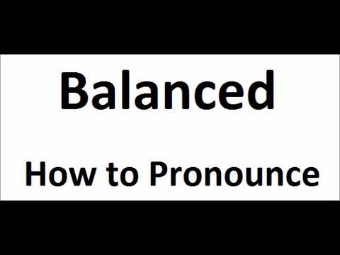 How to pronounce Balanced||How to say Balanced||Balanced Pronunciation||ABDictionary
