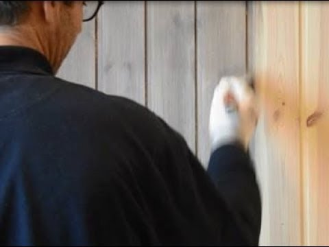 Slik beiser du gammel panel innendørs