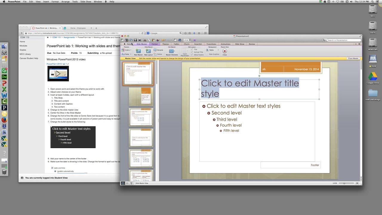 PowerPoint 2011 Lab 1