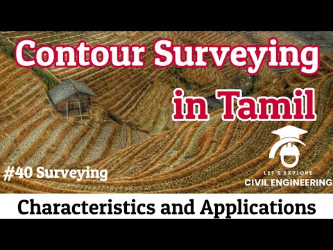 Contour Surveying in Tamil | Contouring-Characteristics & Applications | JDO Civil Engg Preparation