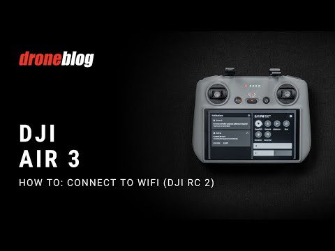 DJI Air 3/3S: How to Connect to Wifi (DJI RC 2) - w/ WiFi Steps 1st