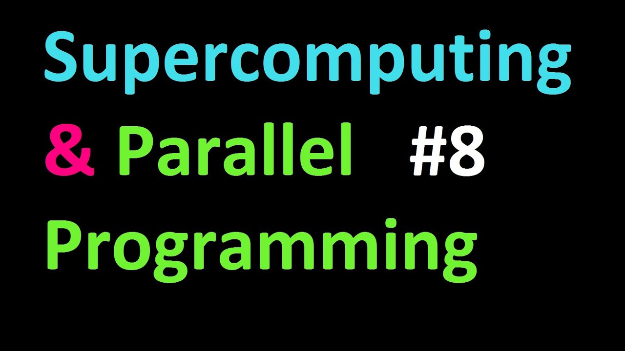 Broadcasting with bcast tutorial - Supercomputing and Parallel Programming in Python and MPI 8