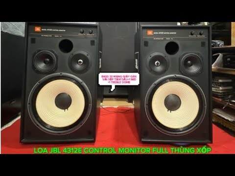 LOA MỸ JBL FULL THÙNG XỐP 4312E CONTROL MONITOR MADE IN MEXICO/GIÁ:29TR/ĐT:0793753369 THẢO