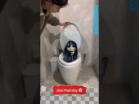 Giả Ma Skibidi Toilet Làm Chồng Sợ Hãi Khóc Thét! #haihuoc #vuinhon #troll #funny #shorts