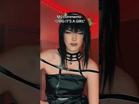 I cosplay a female and suddenly people act like it’s a gender reveal #yor #cosplay #nonbinary