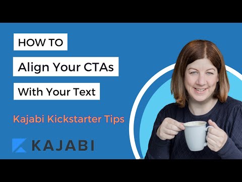 How to Align the CTA Button