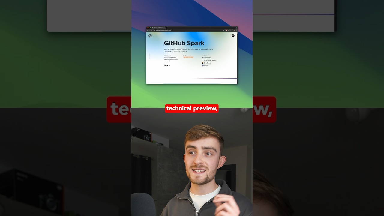 GitHub Spark - What is it? And why am I excited? 😃 #coding #programming #technology