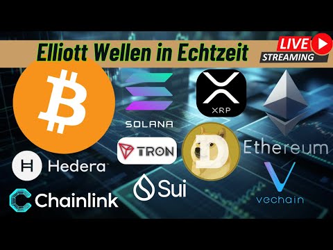 Live 🟢 Buy & 🔴 Sell für Bitcoin, ETH, XRP, Sol, Doge, Sui, Link, HBAR, Tron, VeChain