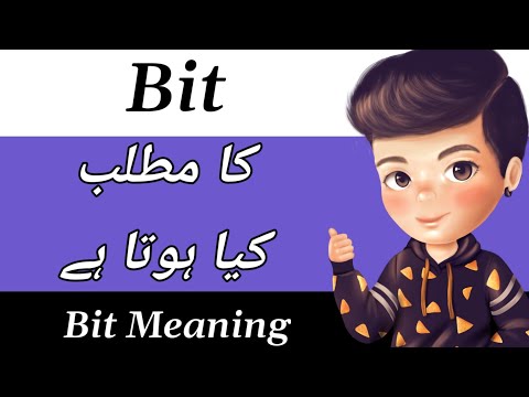 Bit Meaning | Bit Meaning In Urdu | Bit Ka Matlab Kya Hota Hai | Bit Ka Meaning Kya Hai