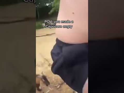 Pov: You made a Capricorn angry #shorts #capricorn ♑🐐