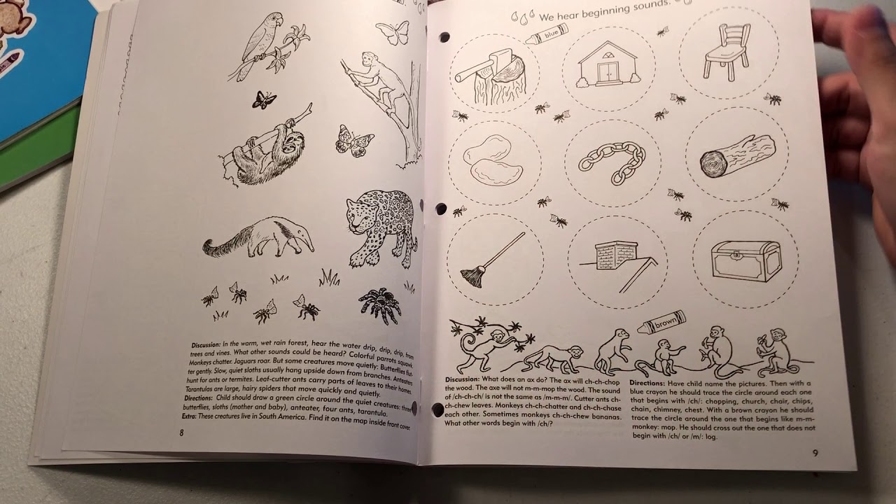 Cle & rod and staff kindergarten preschool workbooks homeschooling