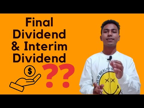 What Is Final Dividend & Interim Dividend l When It Is Declared l Financial Year #shorts