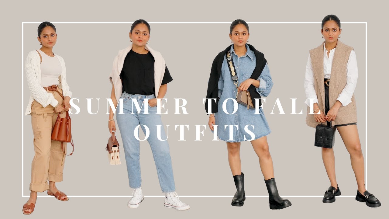 7 TRANSITIONAL OUTFITS FOR FALL || summer to fall ideas #falloutfits #falltrends
