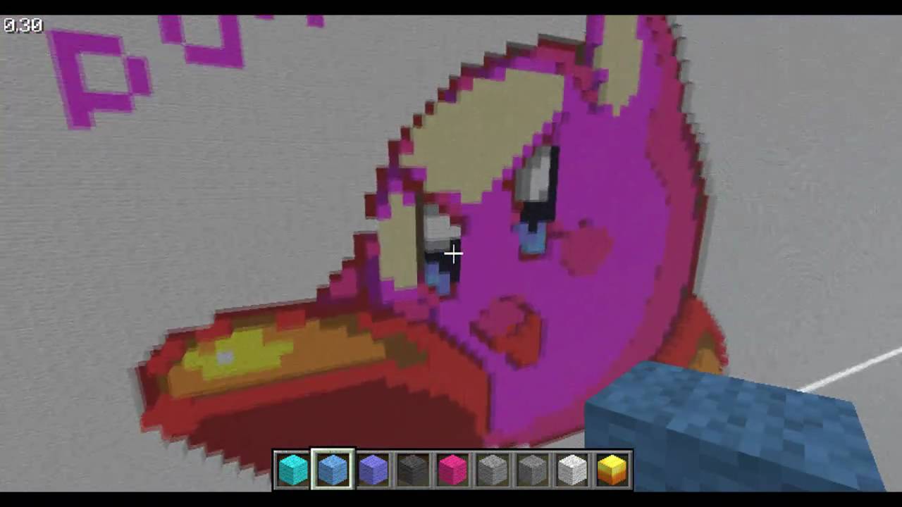 Kirby - Minecraft Pixel Art
