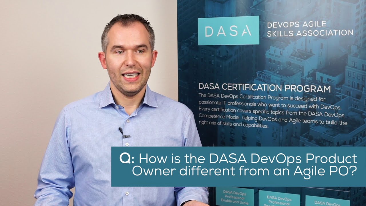How is the DASA DevOps Product Owner different from an Agile Product Owner