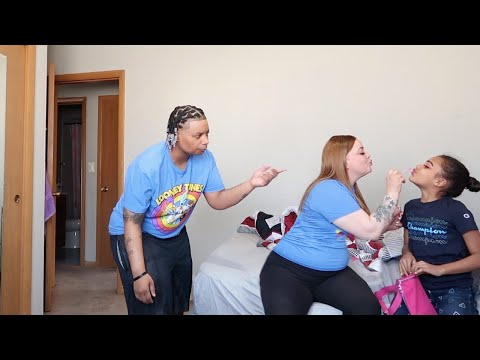 DOING LINA MAKEUP TO SEE APRIL REACTION.. HILARIOUS