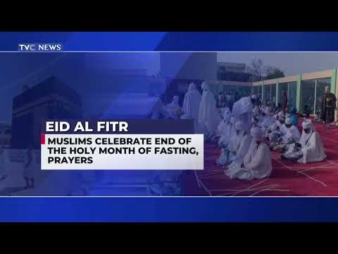 Muslims Celebrate End Of The Holy Month Of Fasting, Prayers