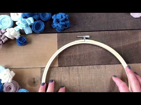 Create Floral Hoop Art | an Annie's Creative Woman Club Kit