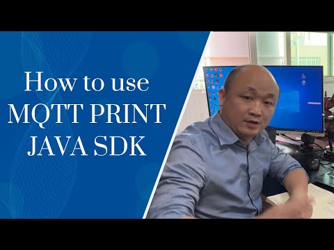 How to use the MQTT Printer Java SDK #mqtt #iot