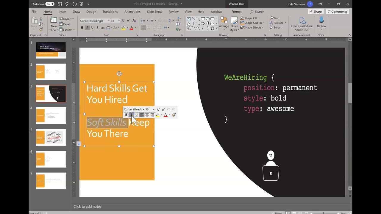 PPT Module 1 SAM Project A:  Silver River Career Consulting