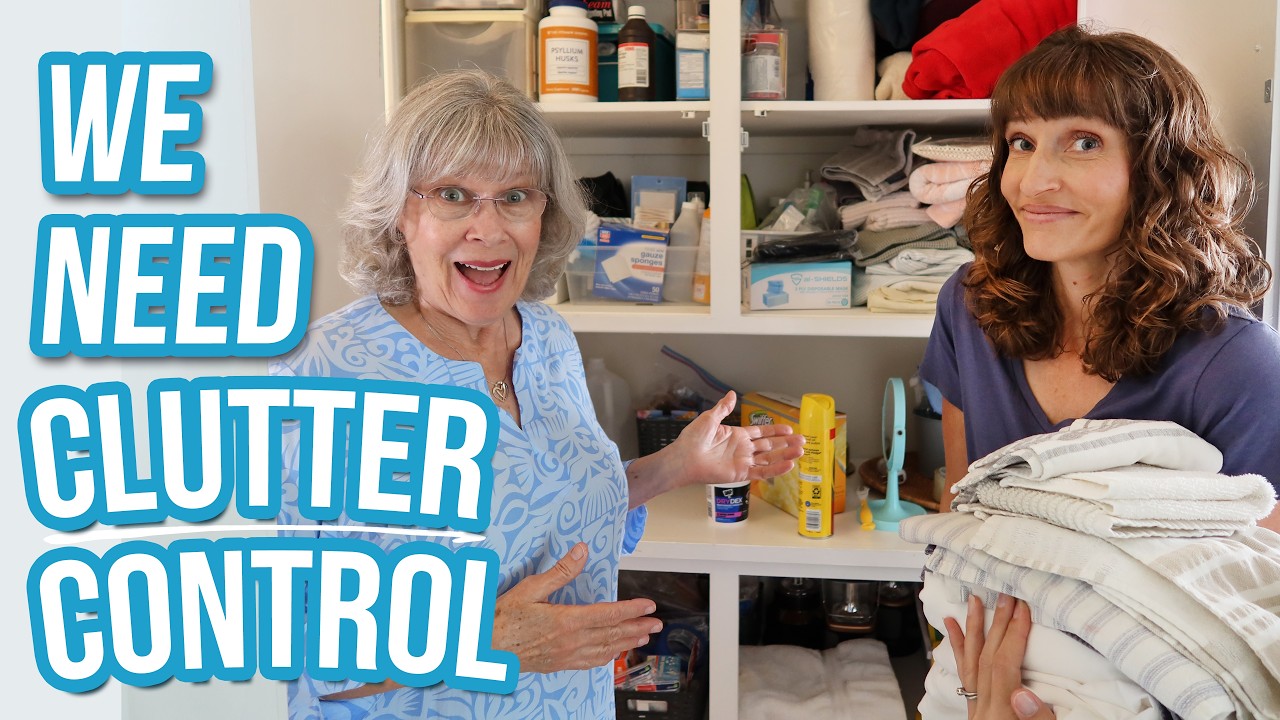 Organizing The CLUTTER With My MOM